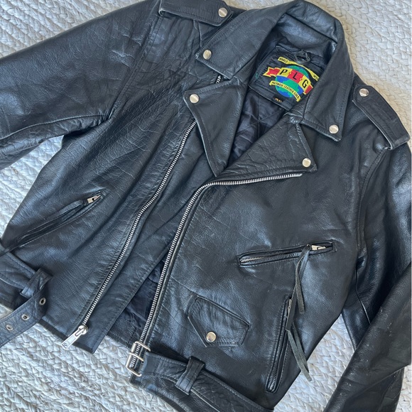 Putnam leather gold | Jackets & Coats | Vintage Leather Jacket | Poshmark
